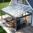 Amazon.com: Clear Polycarbonate Roofing Sheet, Plastic UV Resistant Greenhouse Shed Canopy ...