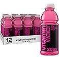 Amazon.com : vitaminwater Focus Kiwi Strawberry Nutrient Enhanced Flavored Water Beverage, 20 fl ...