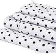 Amazon.com: SUPERIOR Polka Dot Sheet Set, Cotton Blend Bedding Sets ...