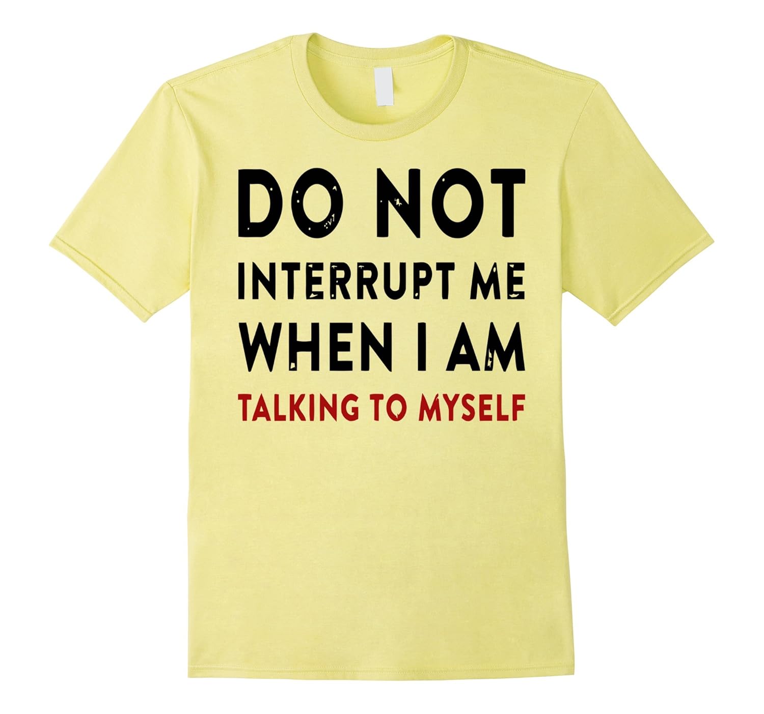 Do Not Interrupt Me When I Am Talking To Myself T-Shirt