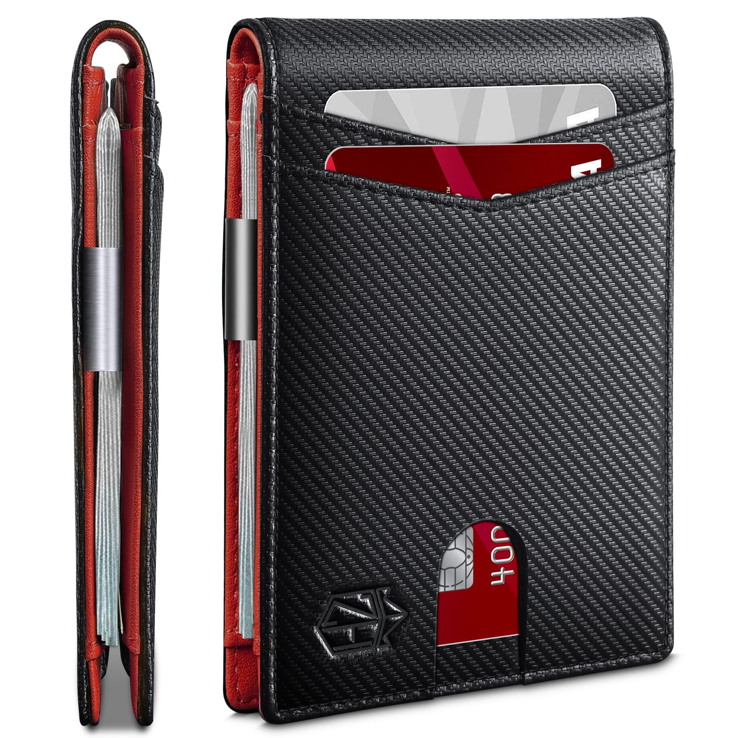 Zitahli Sport Fan Wallets for Men,Mens Bifold Wallet 10-12 Cards, Slim ...