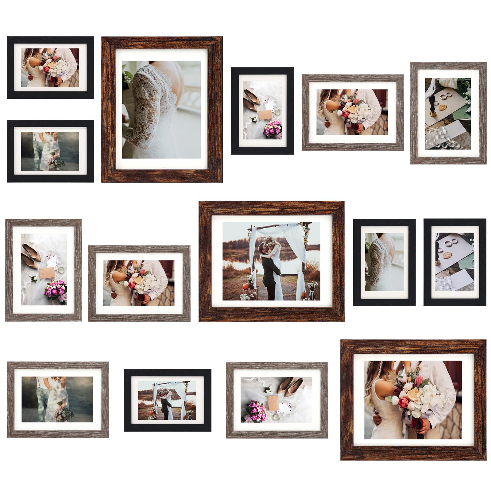 Mua Fixwal Picture Frames Set, Gallery Wall Frame Set Picture Frames ...