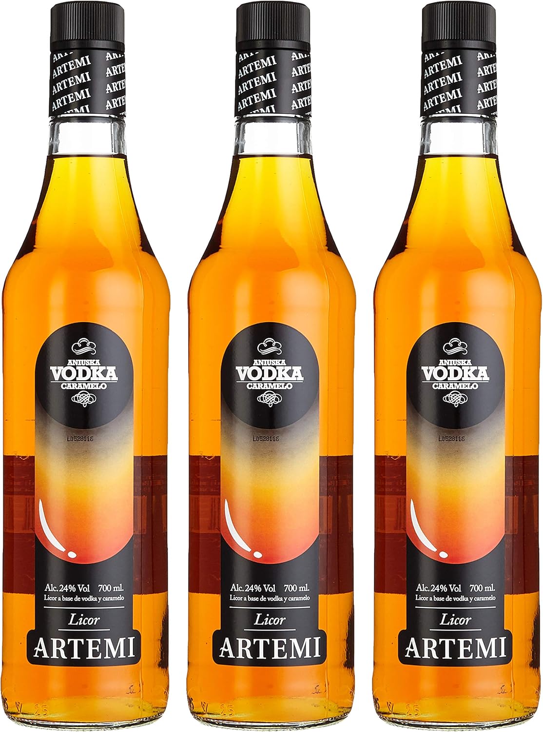 Artemi Licor Vodka Caramelo, Liköre (3 x 0.7 l): Amazon.de: Bier, Wein ...