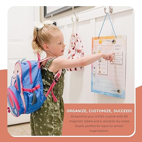 Mua Magnetic Visual Schedule for Kids - Customizable Toddler Routine ...