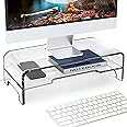 Amazon.com: AMT Clear Acrylic Monitor Stand Riser 2 Tier, 5.5 Inches ...