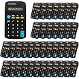 Amazon.com : Pocket Size Calculator Black Basic Calculators Solar ...
