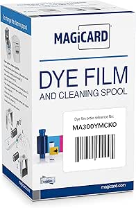 Magi Ribbon Magicard MA300YMCKO Printer Ribbon - 300 Full-Color ID ...