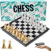 Amazon.com: Upgrade Magnetic Travel Chess Set - Vikutu Portable Mini ...