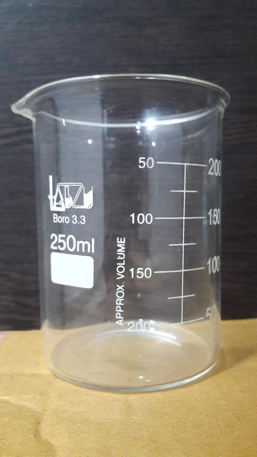 Graduated with Spout 50 ml Glass Beaker Class B Low Form tillescenter ...