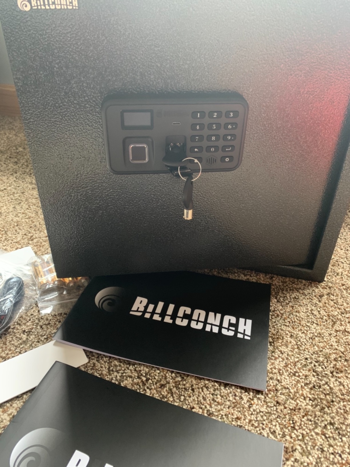 $30/mo - Finance BILLCONCH Gun Safe for 4 Pistols with LCD/Voice Guide ...