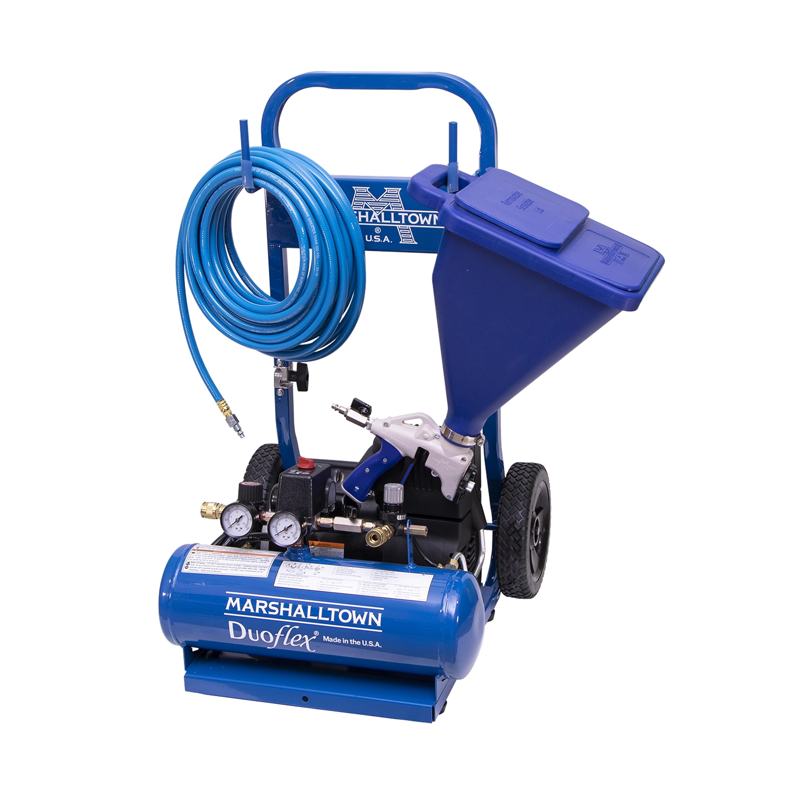 MARSHALLTOWN DuoFlex Compressor w/SharpShooter 2.1 Hopper Gun, Kit ...