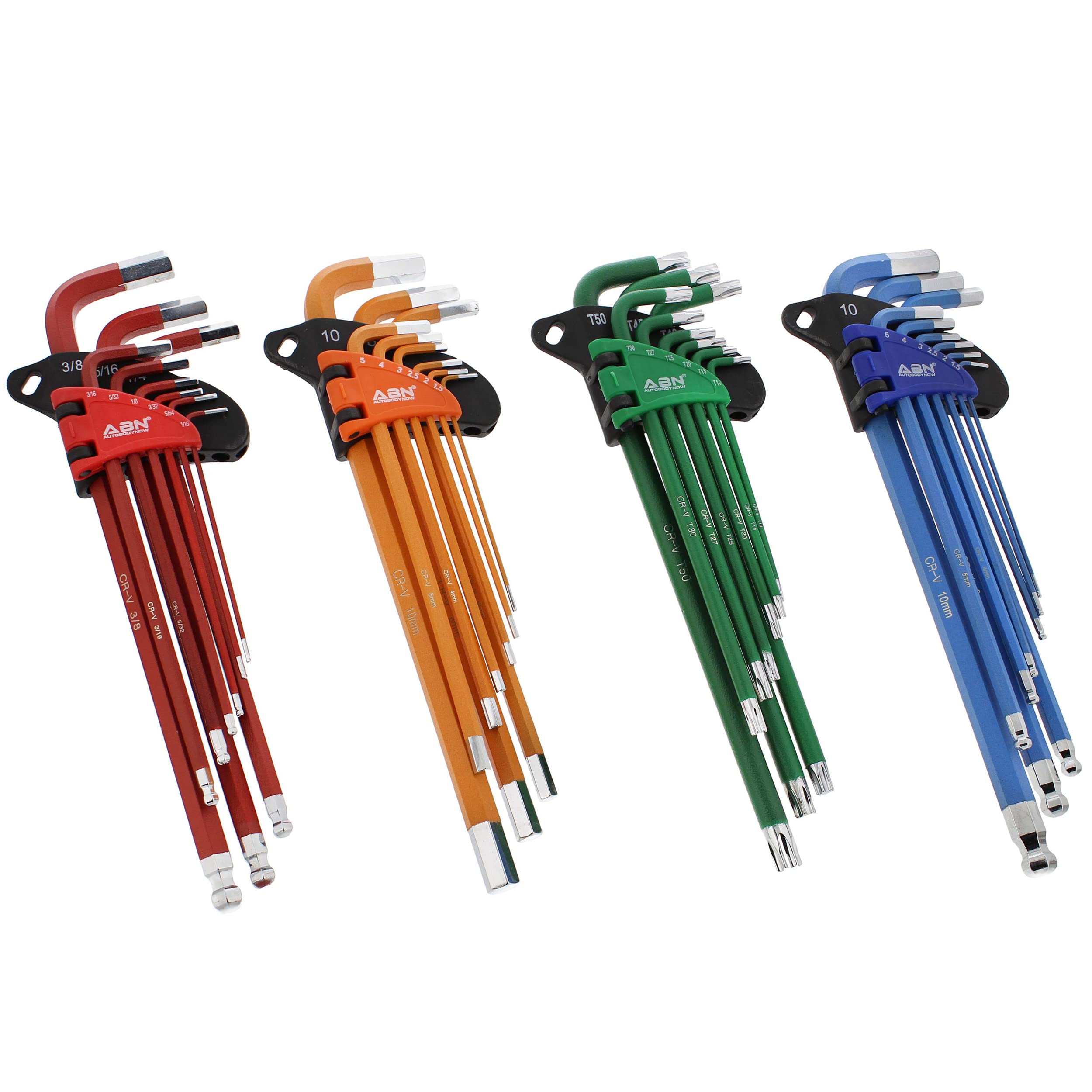 Mua ABN 36 Piece Pocket Allen Key Sets - 4pk Torx, Hex, and Ball End ...