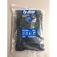 Amazon.com: TY24MX Cable Tie 30lb 5.5" Ultraviolet Resistant Black ...