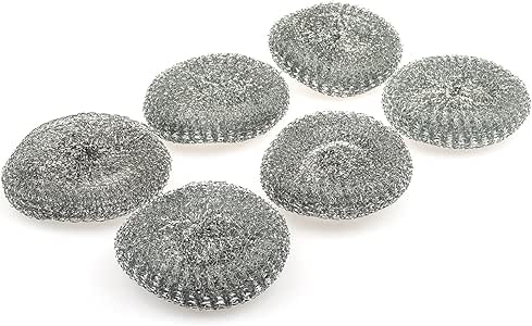 Amazon.com: Large Stainless Steel Sponge Set, Metal Sponge, Metal ...