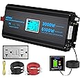 Amazon.com: 3000 Watt Power Inverter Pure Sine Wave with 6100Watt Surge ...