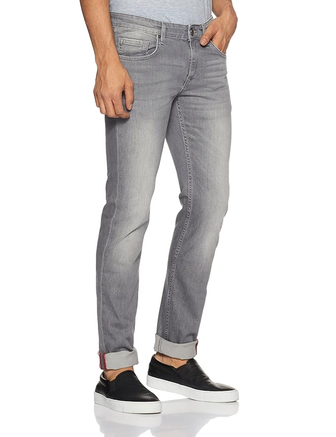 Buy LP Jeans by Louis Philippe Men's Tapered Fit Jeans (8907410819708 ...