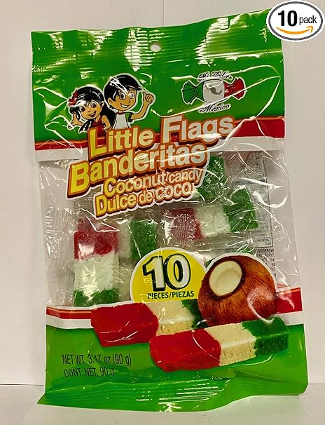 Mi Dulce Mexico Candy, Little Flags, Coconut | Fig App