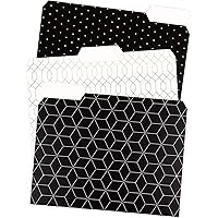 Amazon.com: U Brands 3 Tab File Folders, Modern + Classic, 24 Count ...