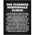 Amazon.com: The Florence Nightingale Pledge - Inspirational Wall Art ...