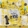 Amazon.com: BIMASO IT'S FUN TO BEE ONE First Birthday Decorations – 300 ...