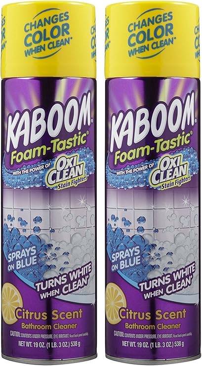 Amazon.com: Kaboom with OxiClean Foam-Tastic - Citrus - 19 oz - 2 pk ...