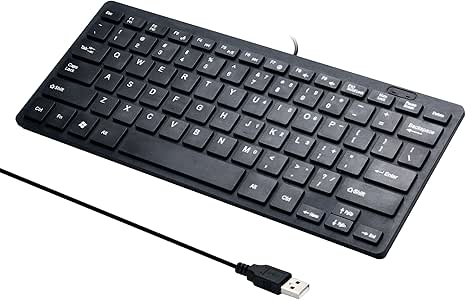 MCSaite Mini 78 Keys Wired Keyboard - with Keyboard Cover Computer ...