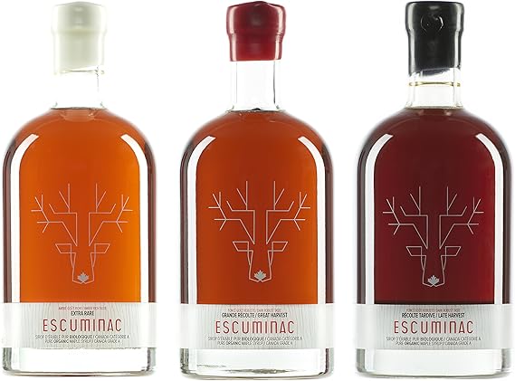 Escuminac Sirop D'Érable du Québec - Trio Cadeau - Canada Catégorie A ...