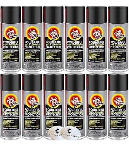 Lanolin Oil Rustproofing Fluid Film Rust Protection Kit - 3 Spray Cans ...