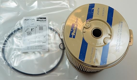 Racor 2040 TM de or Azul 10 Micron filtro Elemento para racor turbina ...