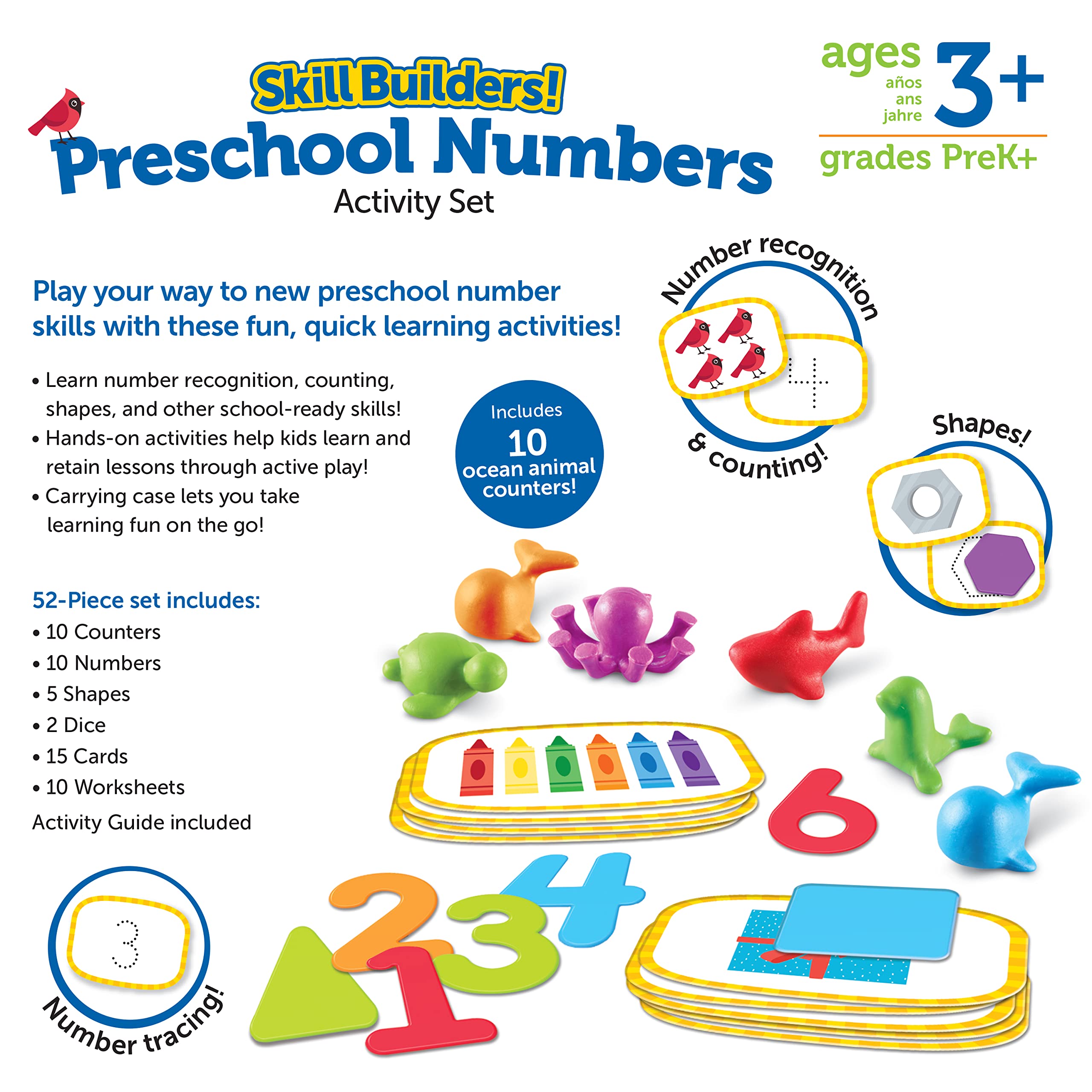 Mua Learning Resources Skill Builders! Preschool Numbers - 52 Pieces ...