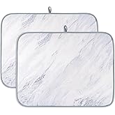 Amazon.com: AELS XL 24" x 18" Dish Drying Mat, Set of 2, for Kitchen ...