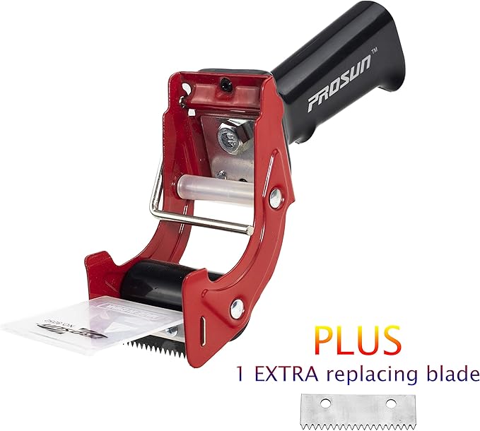 PROSUN Tape Gun Dispenser Fast Reload Packaging Heavy Duty Box Brown ...
