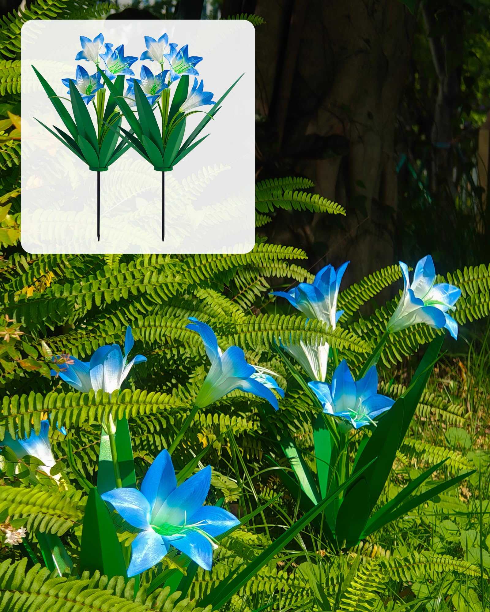 Sliafwh Metal Agave Cloth Lily Plants Outdoor Decor, Garden Decor for ...