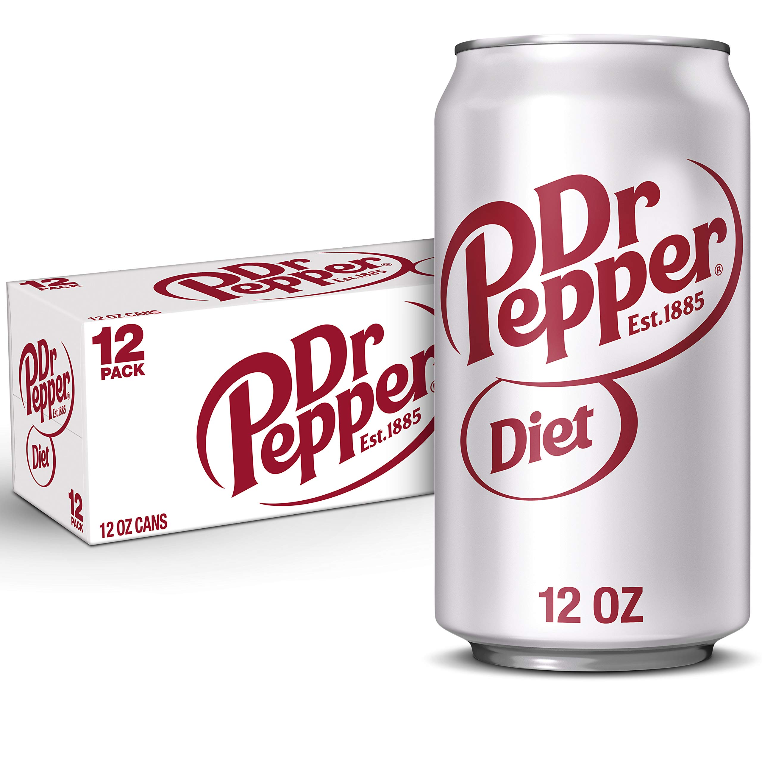 Diet Dr Pepper Soda, 12 fl oz cans, 12 pack Exp - Feb 2025 for sale ...