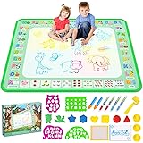 Amazon.com: Water Doodle Mat - for Kids 60x40 Inch Water Drawing Canvas ...