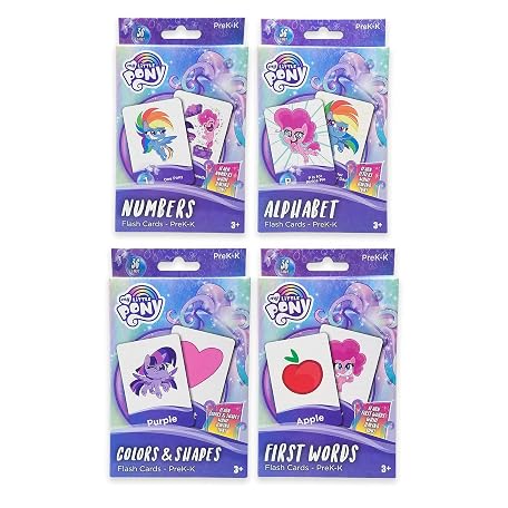 Mua My Little Pony 4-in-1 Educational Flash Cards Set, PreK Learning ...