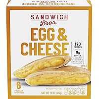 Amazon.com: Sandwich Bros. Frozen Meal, Egg and Cheese Flatbread Pocket ...
