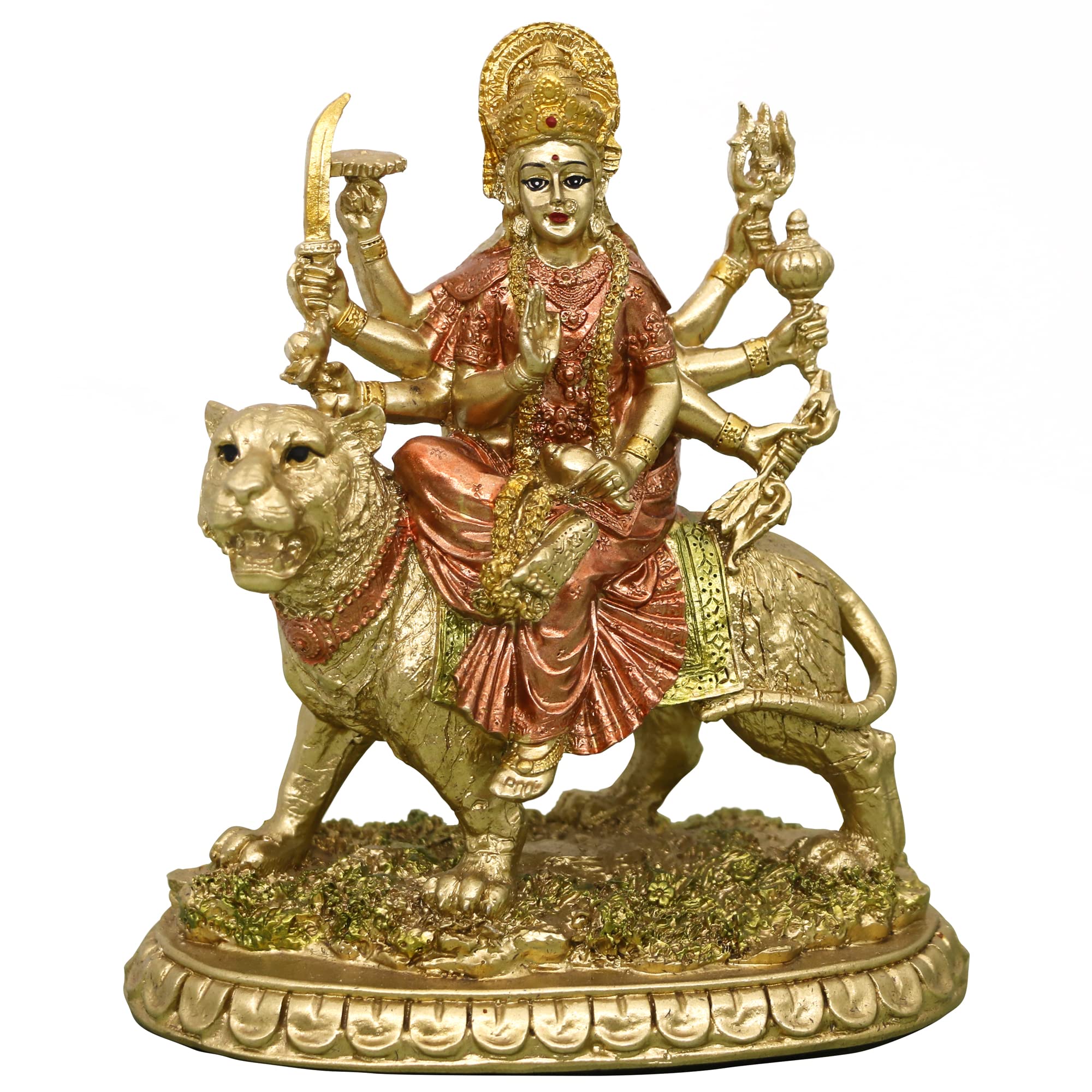 Mua Hindu Goddess Small Durga Statue - 5.7" H Indian God Durga on Tiger ...