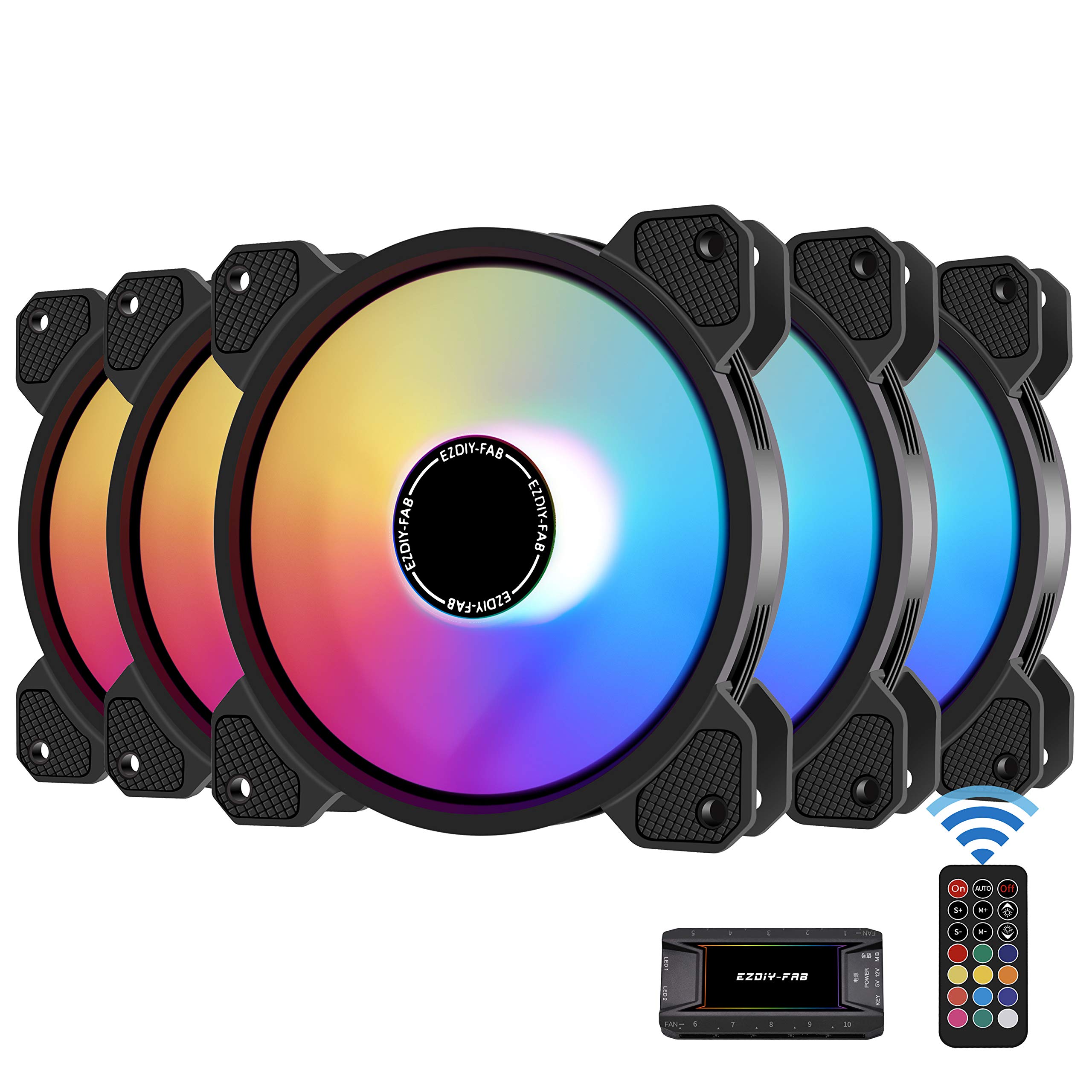 Ezdiy Fab Argb 120mm Computer Case Fan Motherboard Aura Sync ...