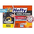 Hefty® Garbage Bags, Ultra Strong Large 100 Litres Black, Drawstring ...