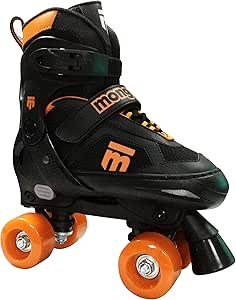 Amazon.com : Mongoose Roller Skates Adjustable Beginner Skates for Kids ...