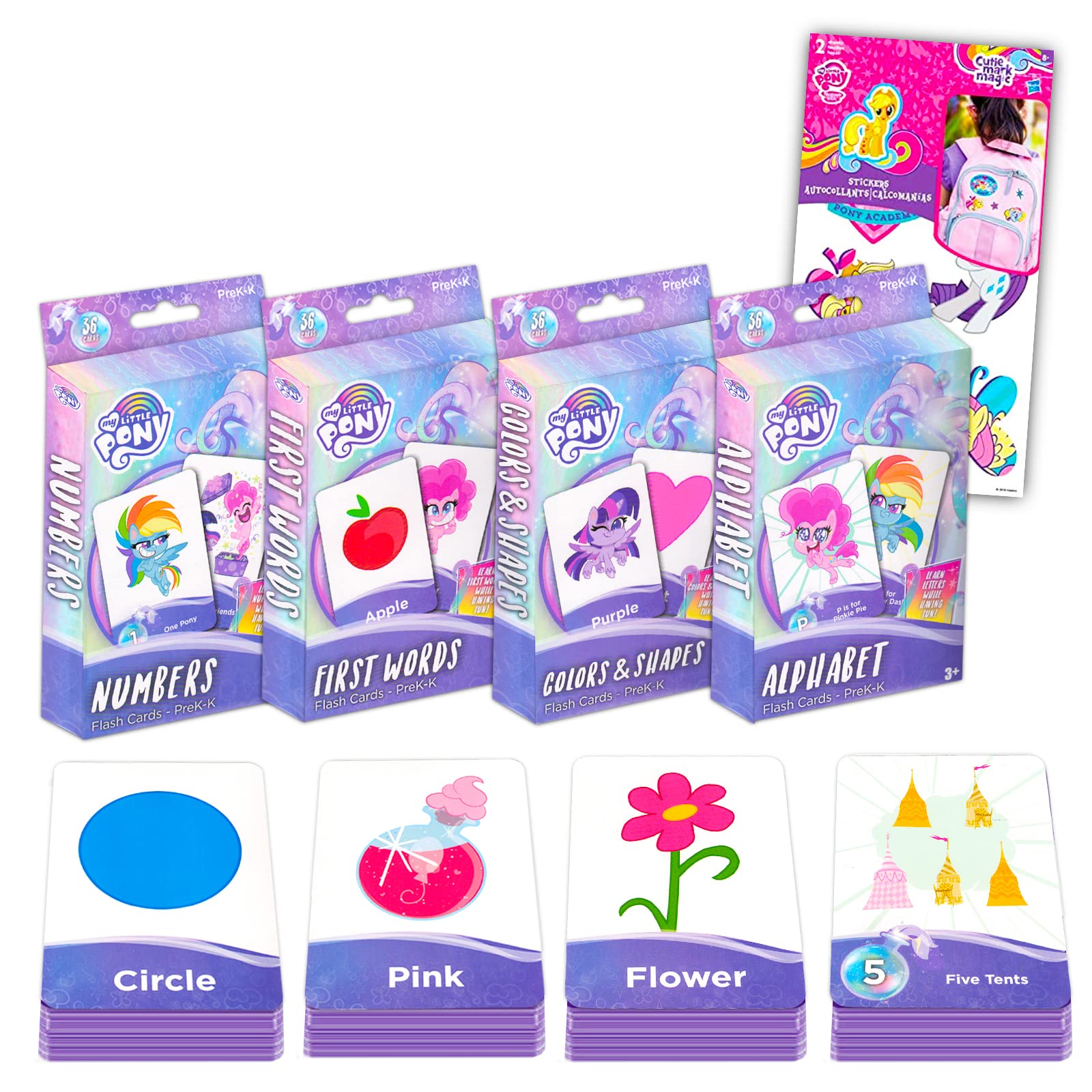 Mua My Little Pony Flash Cards for Preschool and Kindergarten - 4 Sets ...
