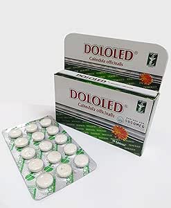 Amazon.com: DOLOLED Caléndula Officinalis 1 Pack (30 comprimidos) 150 ...