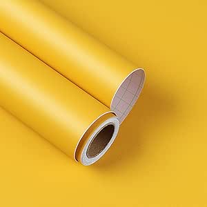 Yenhome Yellow Peel and Stick Wallpaper Contact Paper for Countertops ...