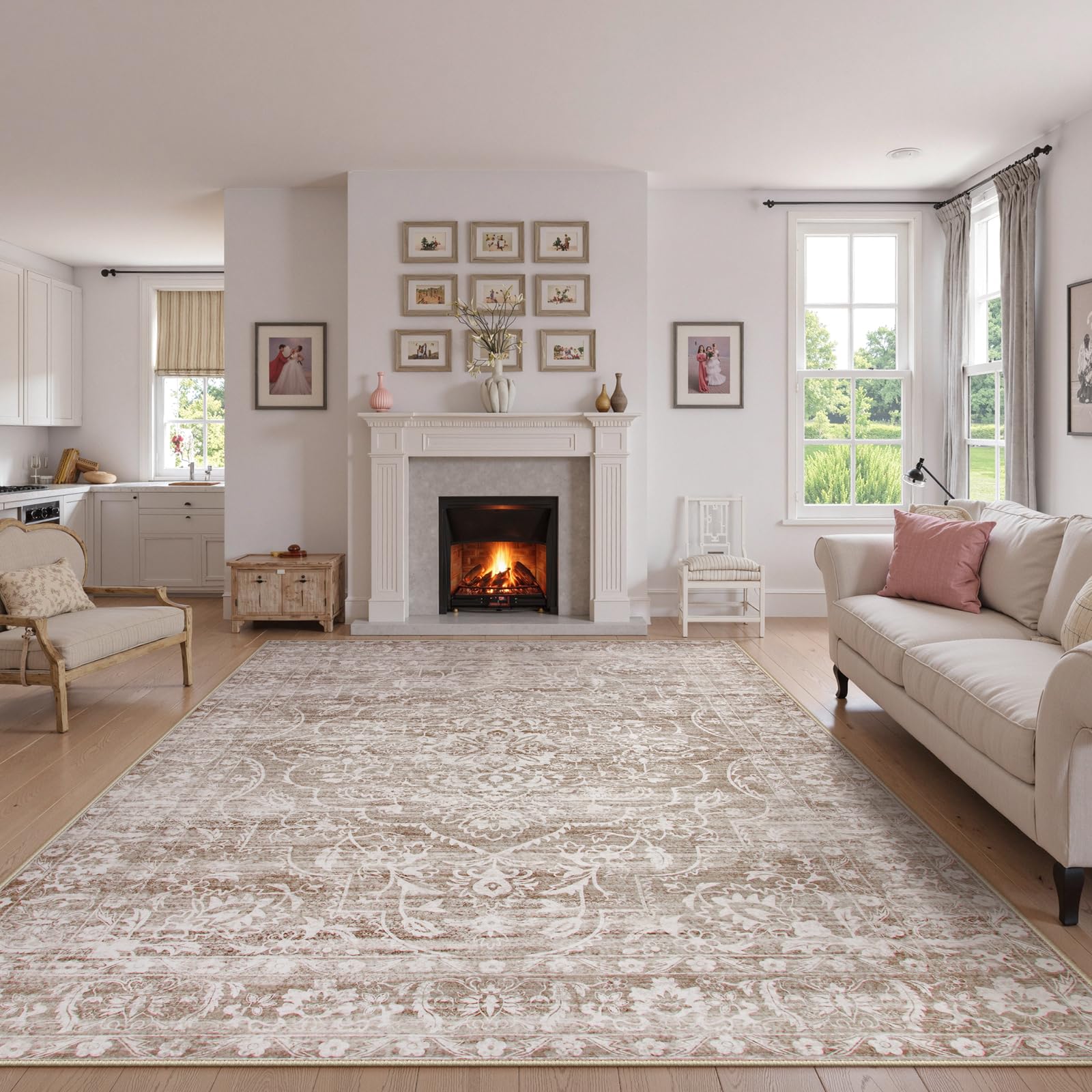 Lahome 8x10 Area Rugs for Living Room,Large Washable Rugs for Bedroom ...