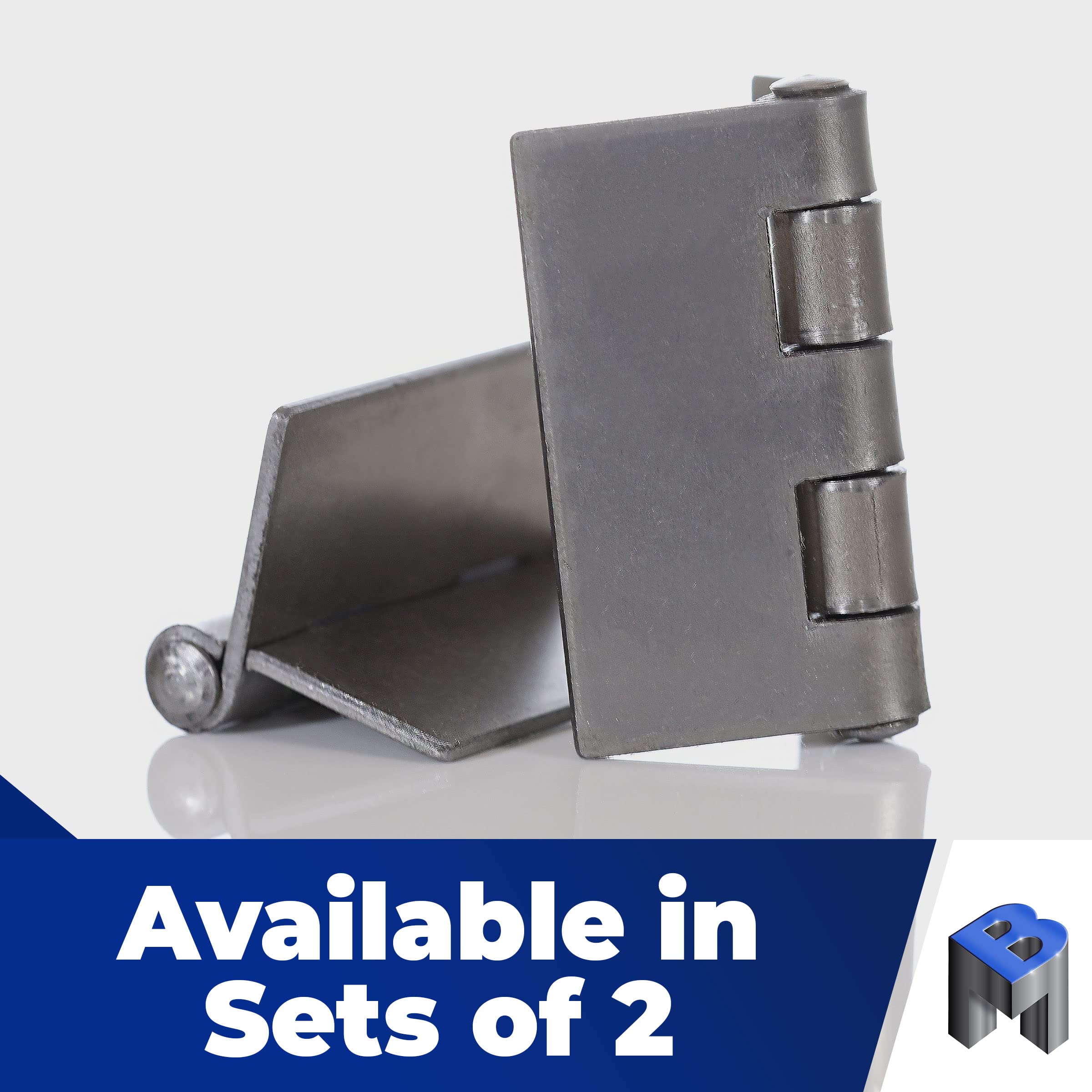 Mua Bobco Metals 3" Heavy Duty Weldable Hinges | Steel Butt Hinge ...