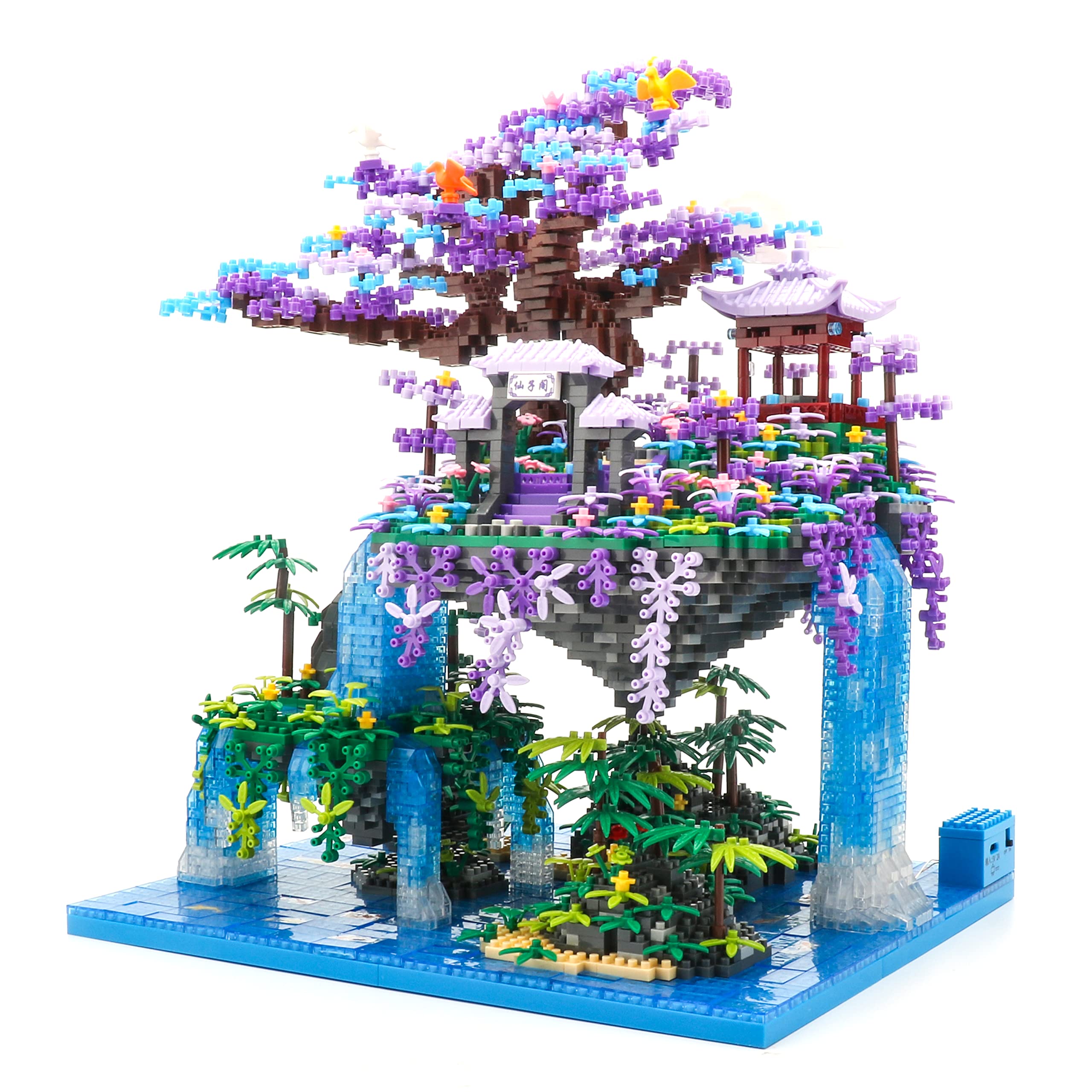 DAFDAG The Moon Palace Chinese Architecture Micro Blocks Set, Large ...