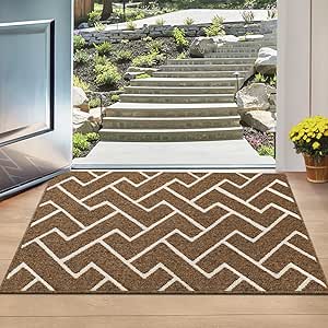Amazon.com: Indoor Doormat,Front Back Door Mat Rubber Backing Non Slip ...