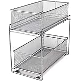 Amazon.com: SUFAUY Pull-Out Sliding Drawer, 2 Tier Cabinet Organizer ...