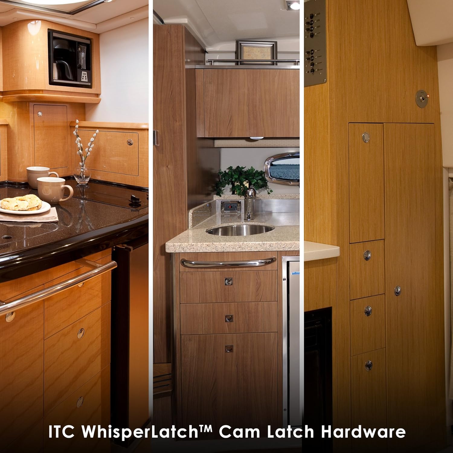 Latches 23090-NI-DB WhisperLatch Cam Latch Assembly ITC Tools